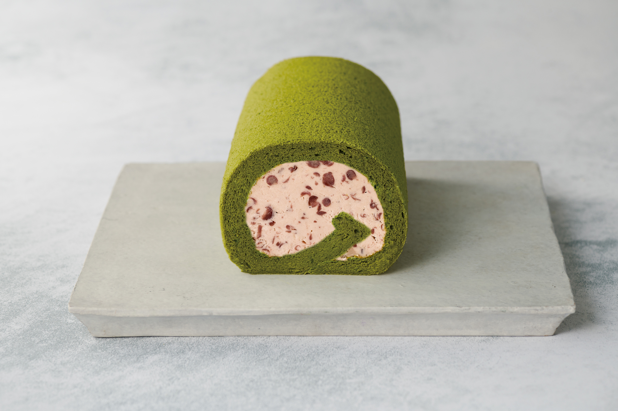 nana’s green tea – Matcha Azuki Roll Cake (15CM) (Available for self ...